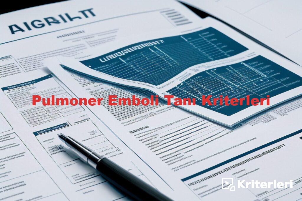 Pulmoner Emboli Tanı Kriterleri - Kriterleri